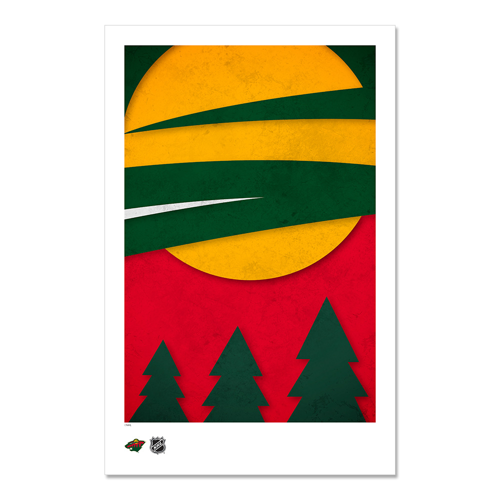 Minnesota Wild 11" x 17" Minimalist Art Poster - Walmart.com