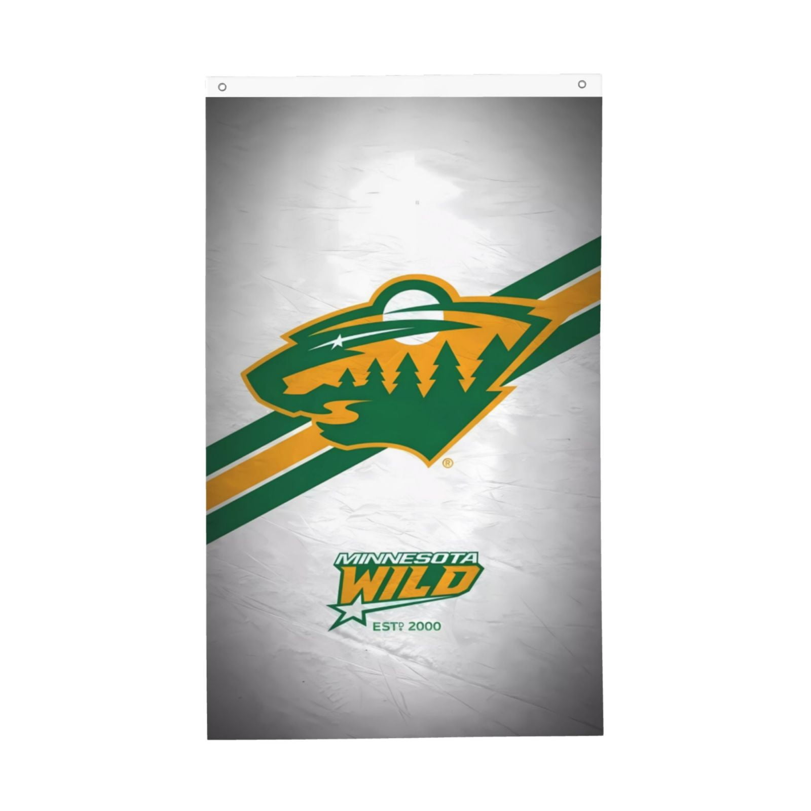Minnesota_Wild Ice Hockey Team 3x5ft Vertical Double Sided Polyester ...