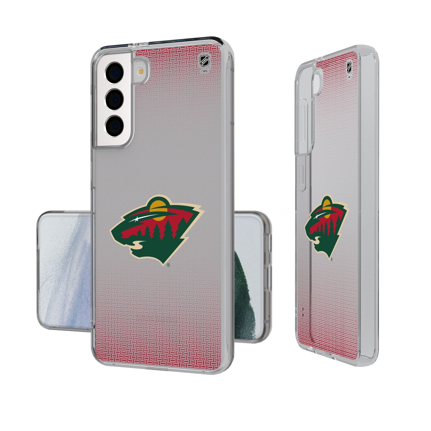 Minnesota Wild Linen Logo Galaxy Clear Case - Walmart.com