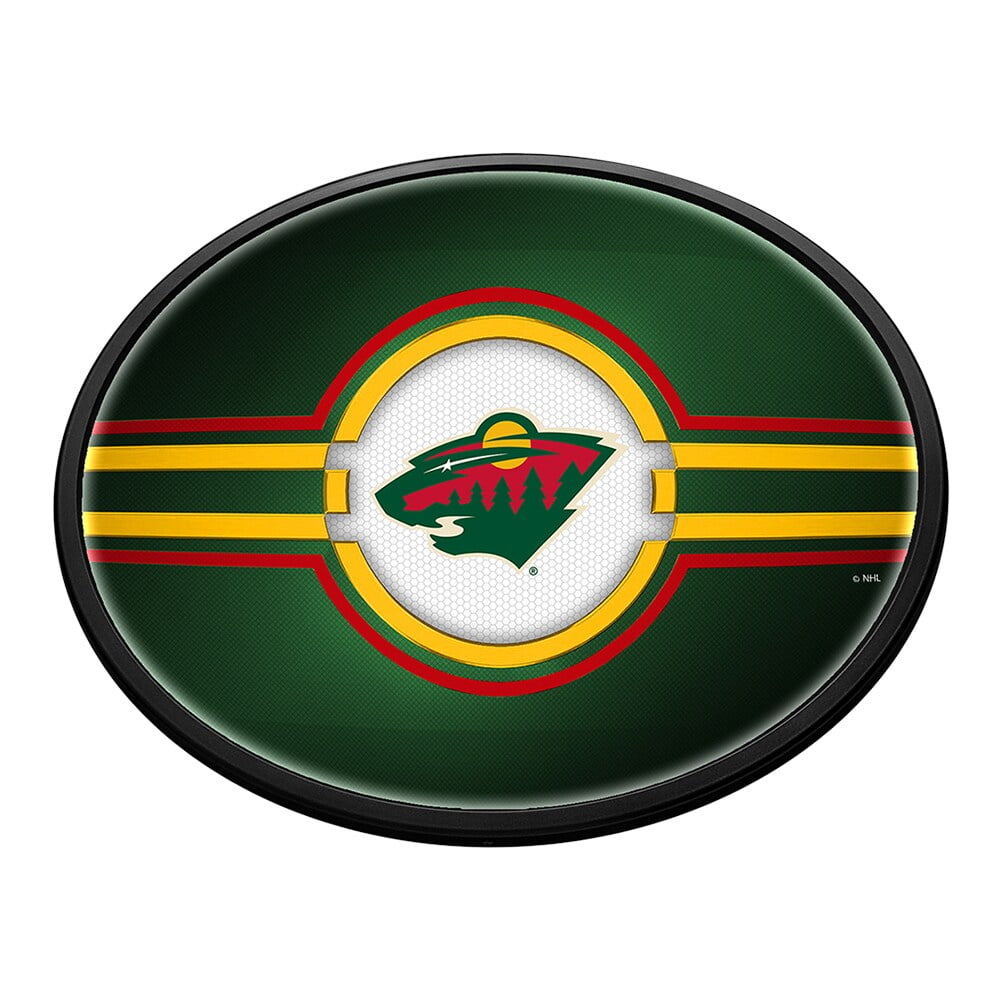 Minnesota Wild 18'' x 14'' Team Color Slimline Illuminated Wall Sign ...
