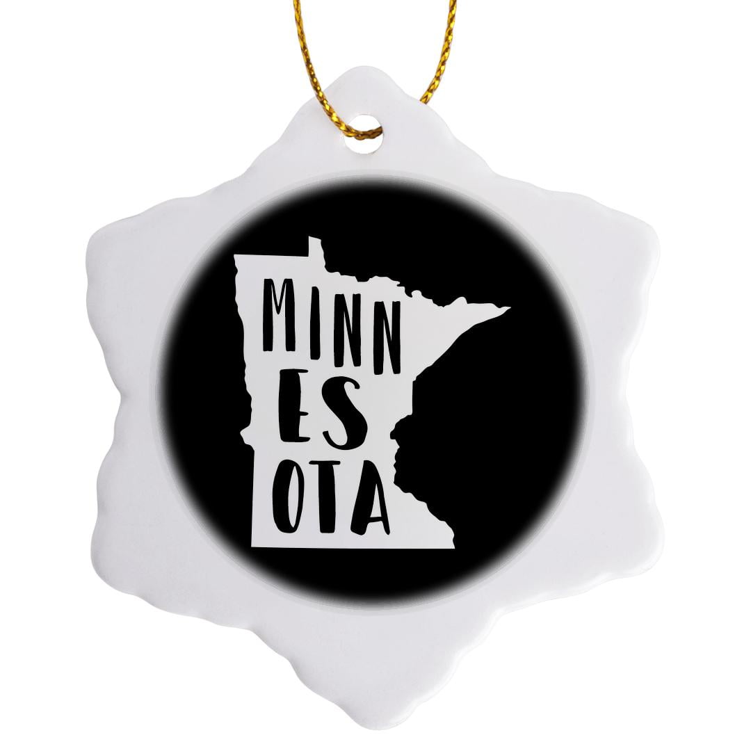 3drose, Minnesota Written Inside the State. Black Background., 3 inch ...