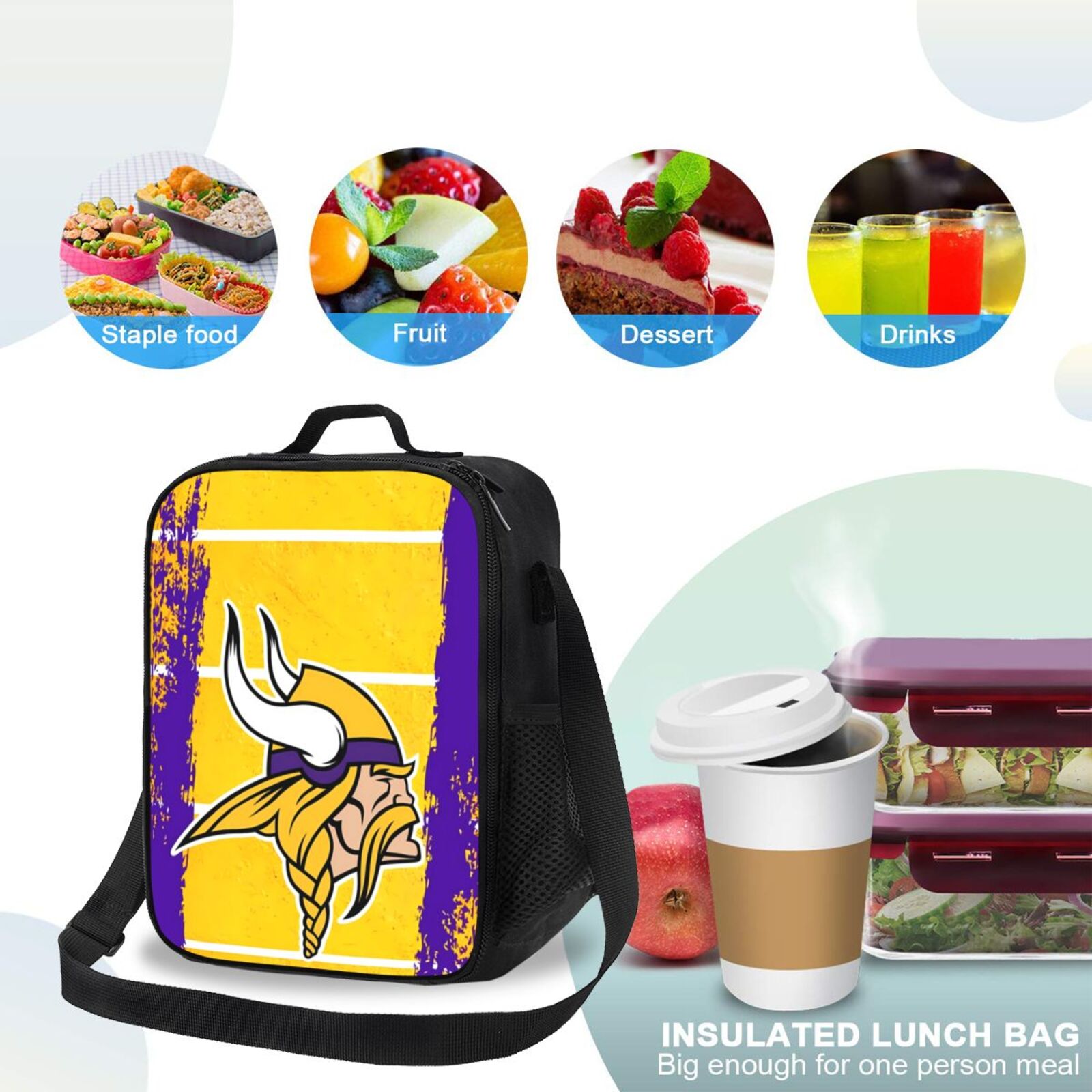 Minnesota1 2026 Custom Lunch Box, Multifunctional Cooler Insulated ...