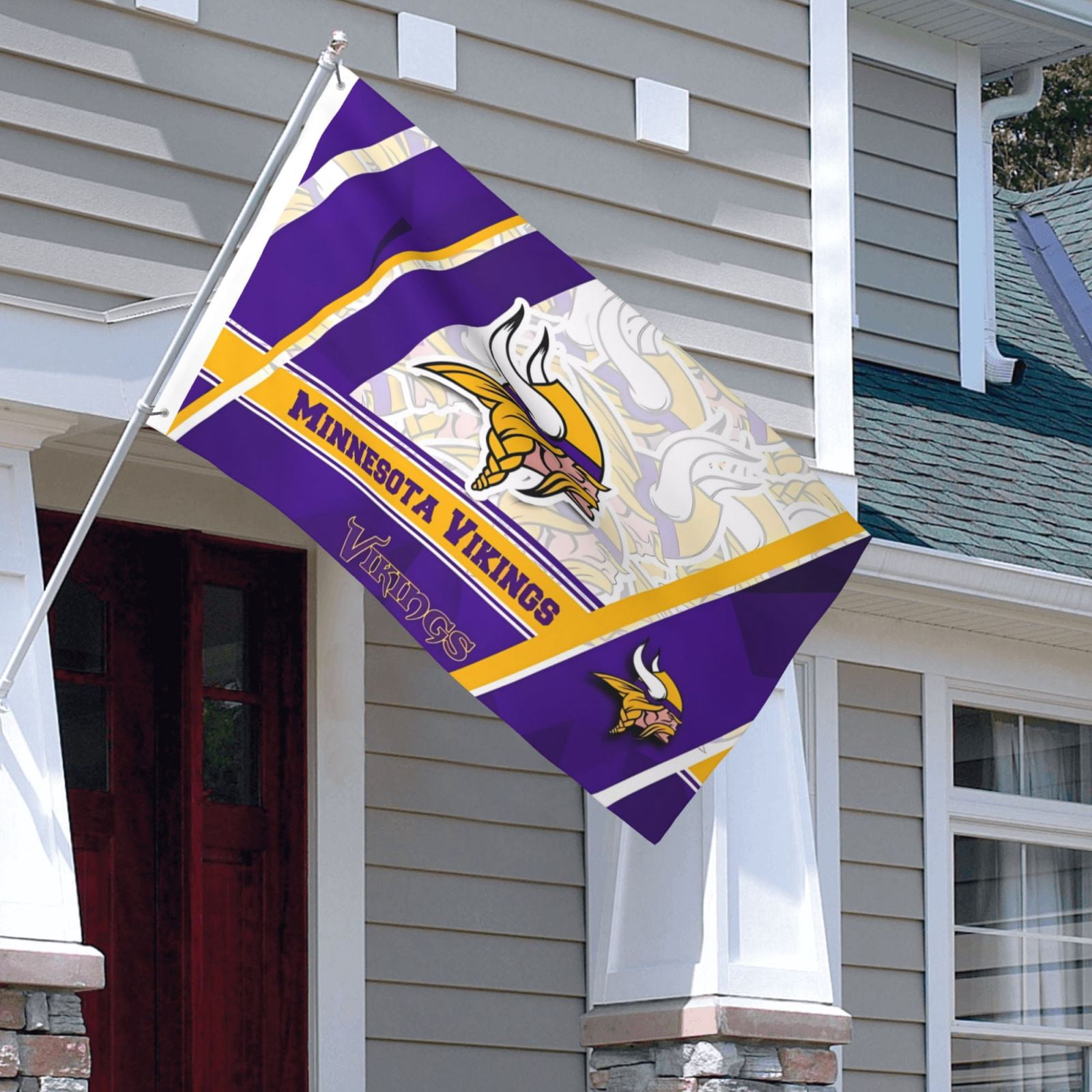 Minnesota1 City Football team flag double-sided 3x5ft flags patio ...