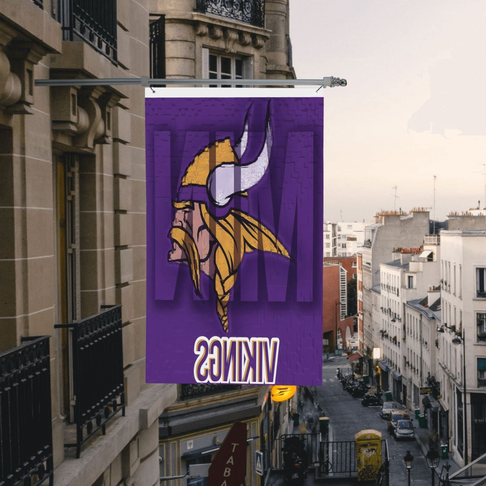 Minnesota1 Custom Vertical Double-Sided Flag 3x5 FT, American Football ...