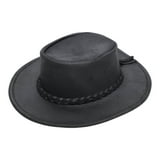 Minnetonka Unisex Fold Up Hat - Flat Brimmed Cowboy Hat Crafted with ...