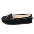 Minnetonka Women's Cally Soft Sole Suede Slippers, Hardsole Moccasin ...