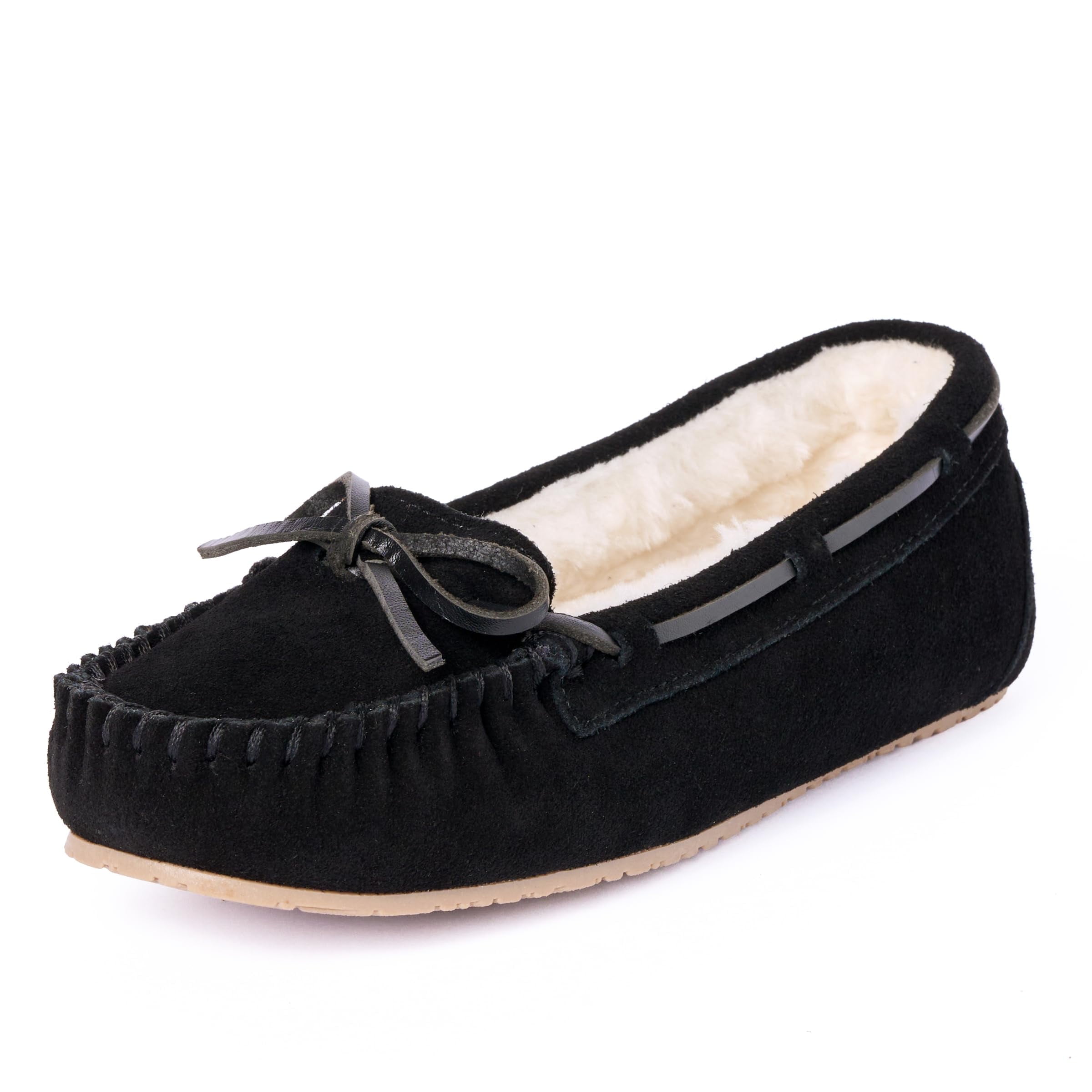 Minnetonka Women's Jr Trapper, Black, Size 9 - Walmart.com