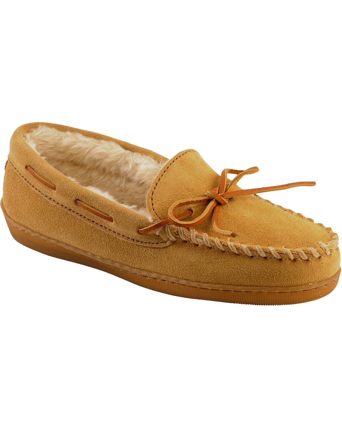 Minnetonka Women's Pile Lined Hardsole Trapper Moccasin - Walmart.com