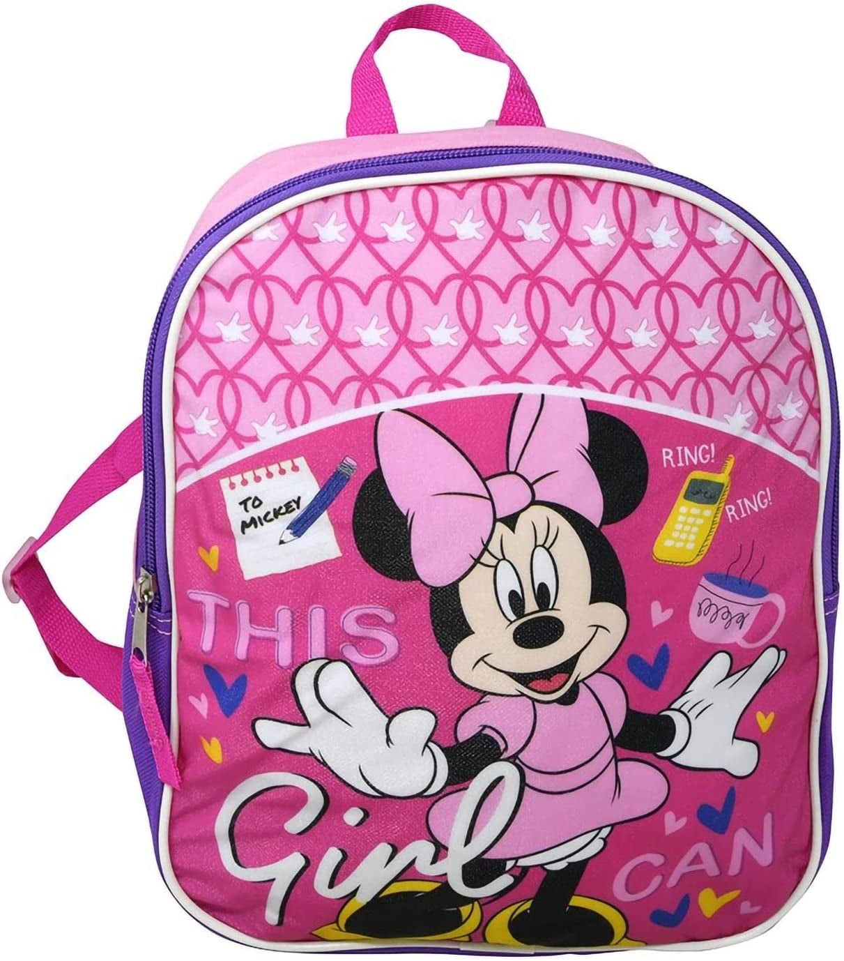 Disney's Minnie Mouse 11 in. Mini Backpack - Small Preschool Book Bag ...