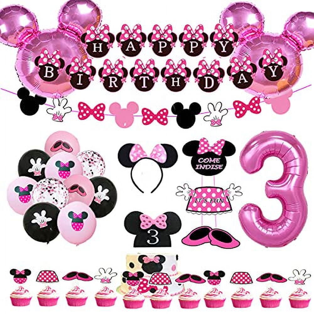 Minnie Mouse Happy Birthday Banner Printable