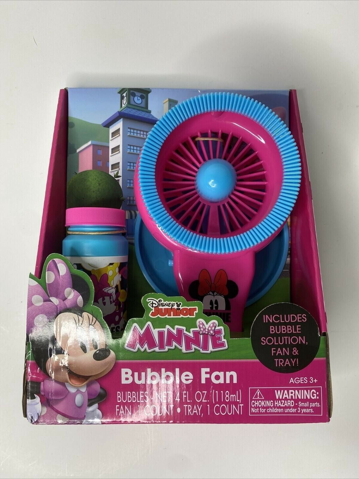 Minnie Bubble Fan Includes Bubble Solution,Fan & Tray - Walmart.com