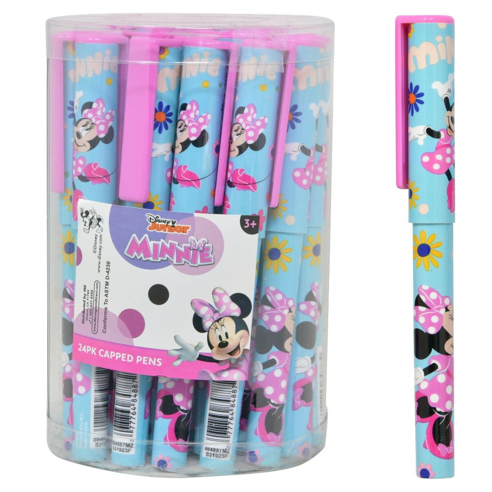 Minnie Capped Pens in PVC Canister -12pcs - Walmart.com