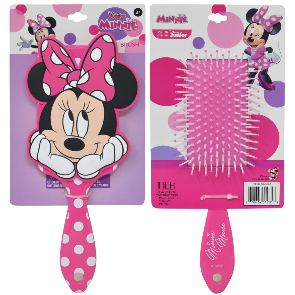 Minnie Character Shaped Rubber Brush with Hangtag - Walmart.com