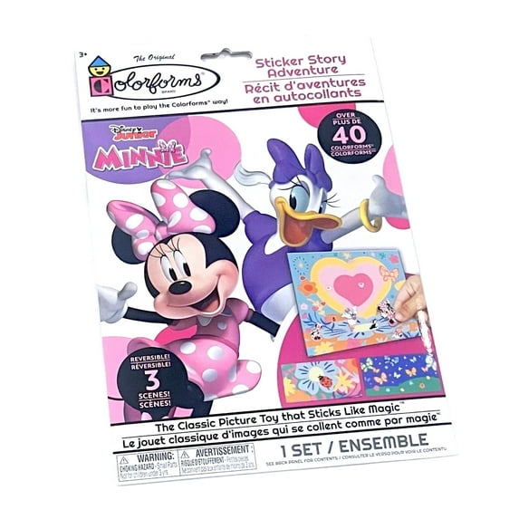 Minnie Colorforms Sticker Set - Over 40 stickers - Walmart.com