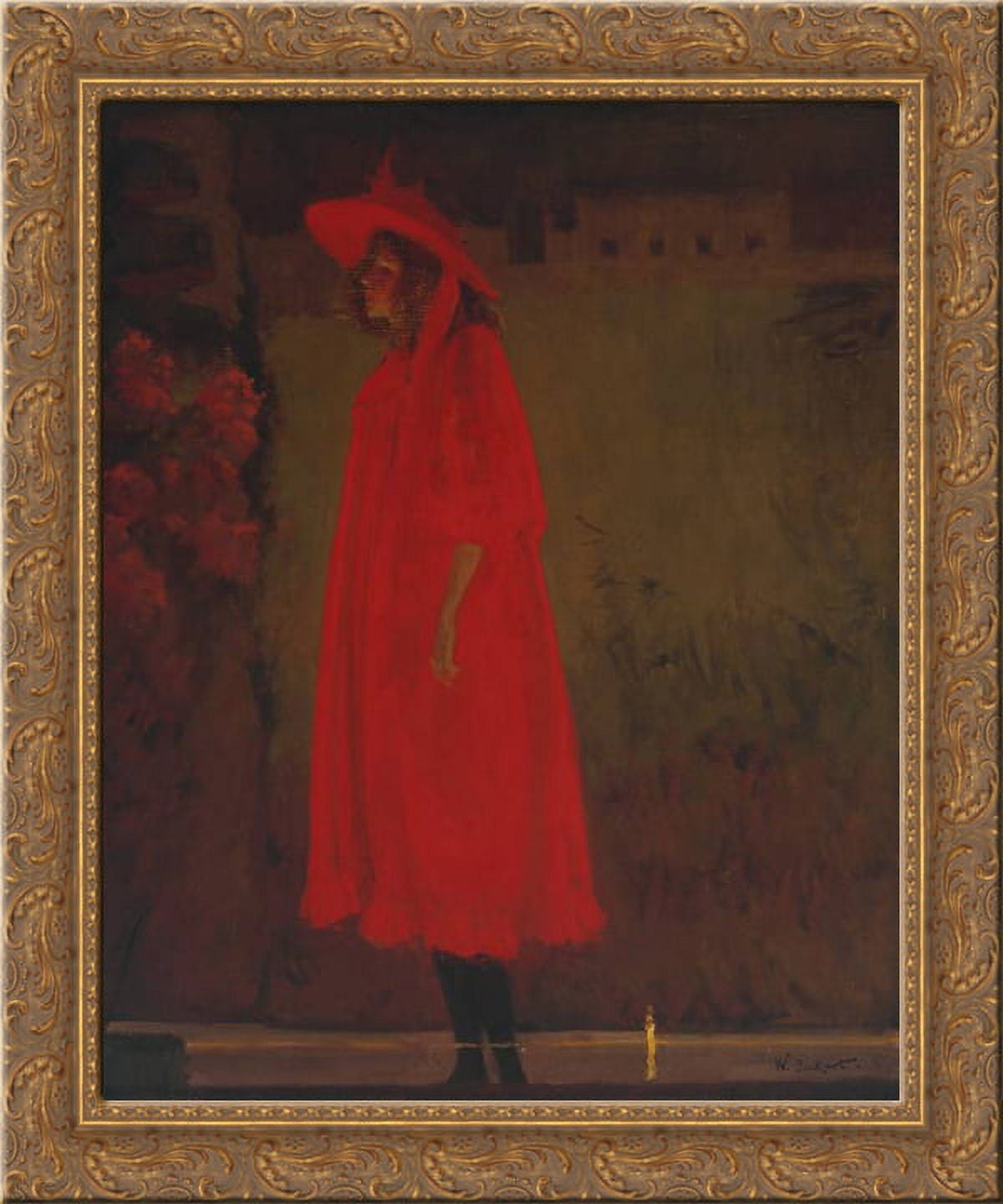 Minnie Cunningham at the Old Bedford 24x20 Gold Ornate Wood Framed ...