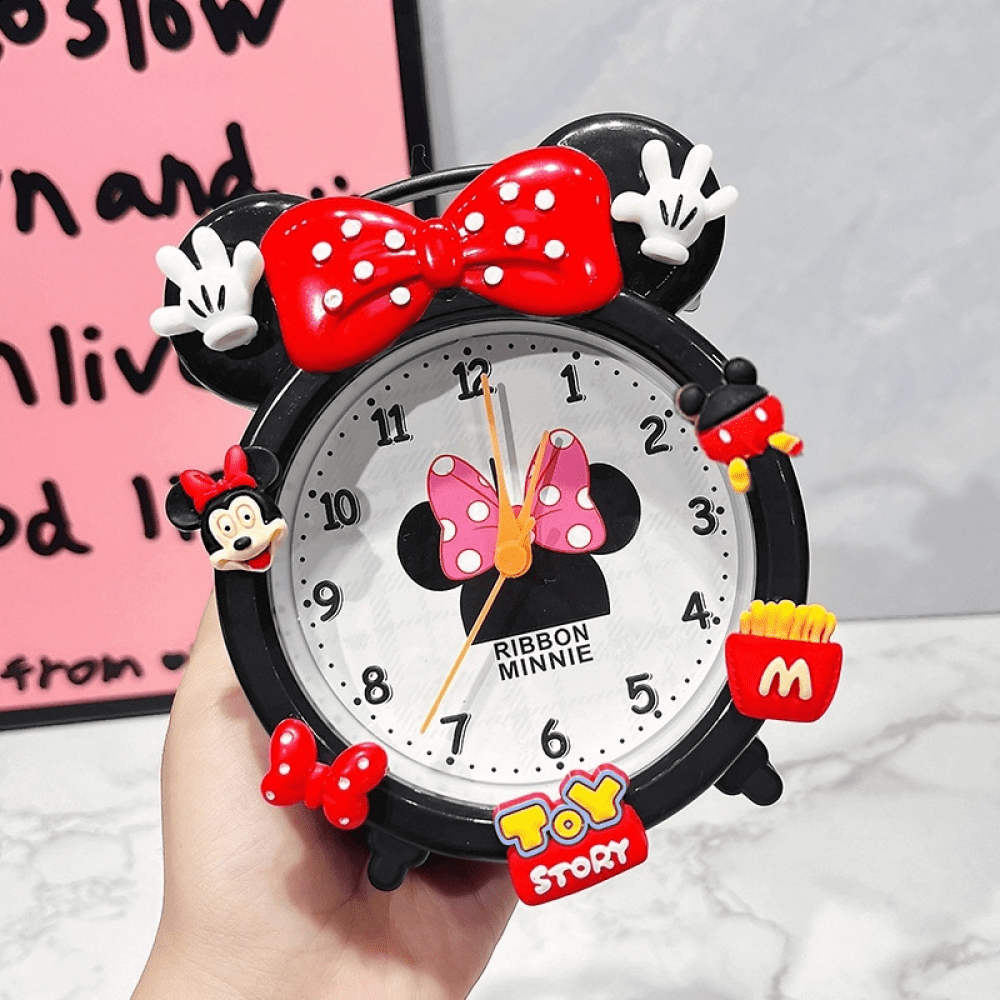 Minnie Cute Alien-Themed Digital Alarm Clock for Kids - Desk Clock ...