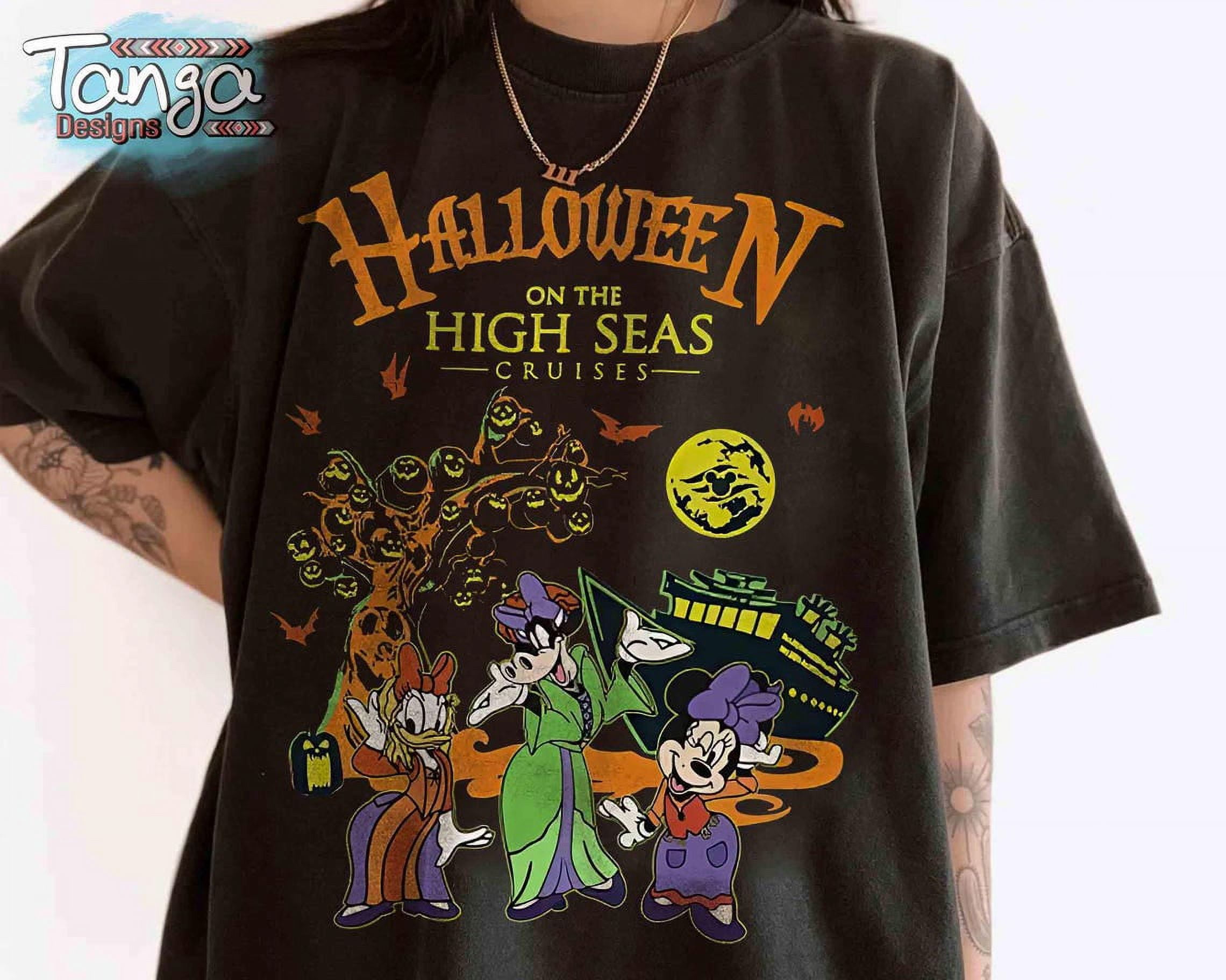 Minnie Daisy Clarabelle Cosplay Hocus Pocus Halloween On The High Seas Shirt, Sanderson Sisters ...