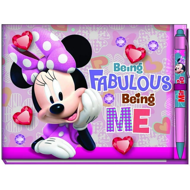 Minnie Deluxe Pink Autograph Book with Teal Pen - Walmart.com