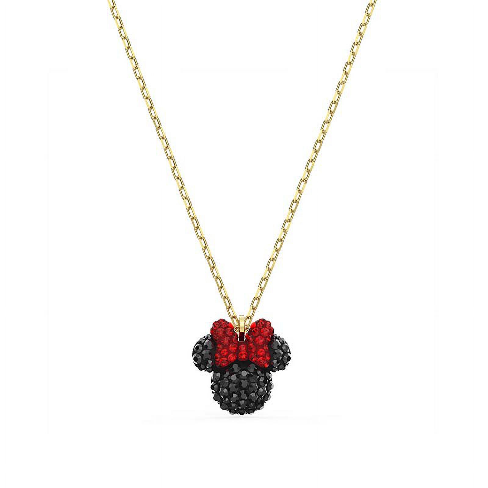 Minnie Diamond Cartoon Character Necklace - Walmart.com