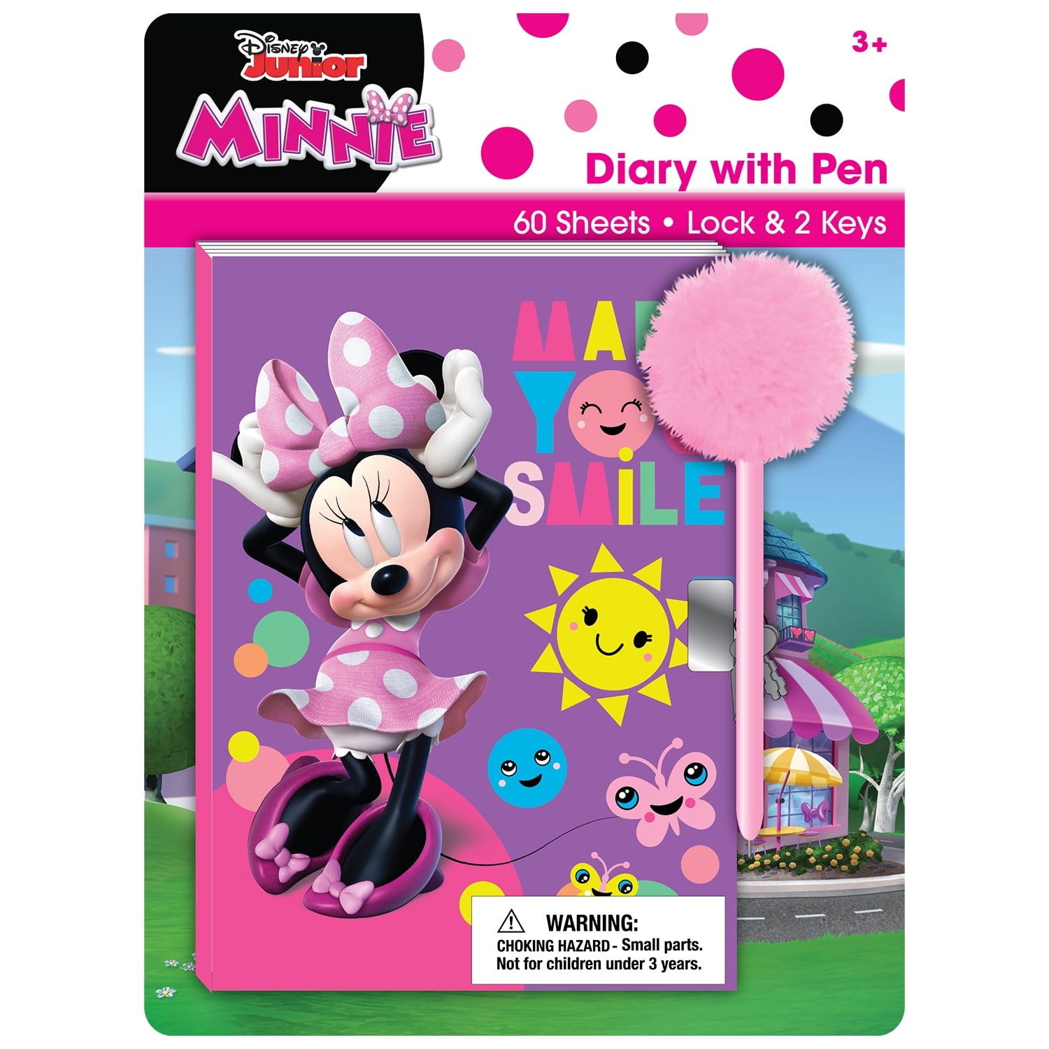 Disney Minnie Mouse Diary with Pen - Walmart.com