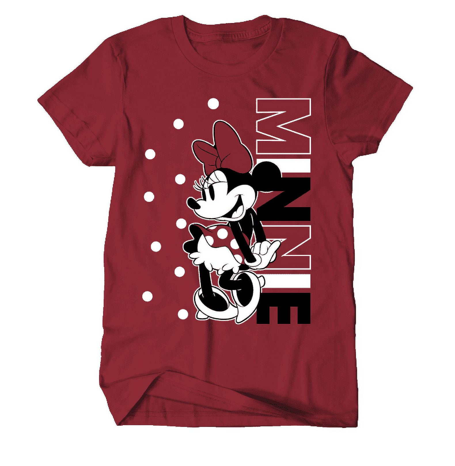 Disney Women’s Minnie Mouse Dots Graphic Tee, Sizes M-2XL - Walmart.com