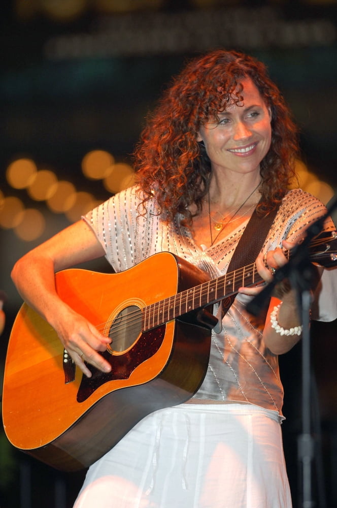 Minnie Driver On Stage For The Grove S Summer Concert Series, The Grove ...