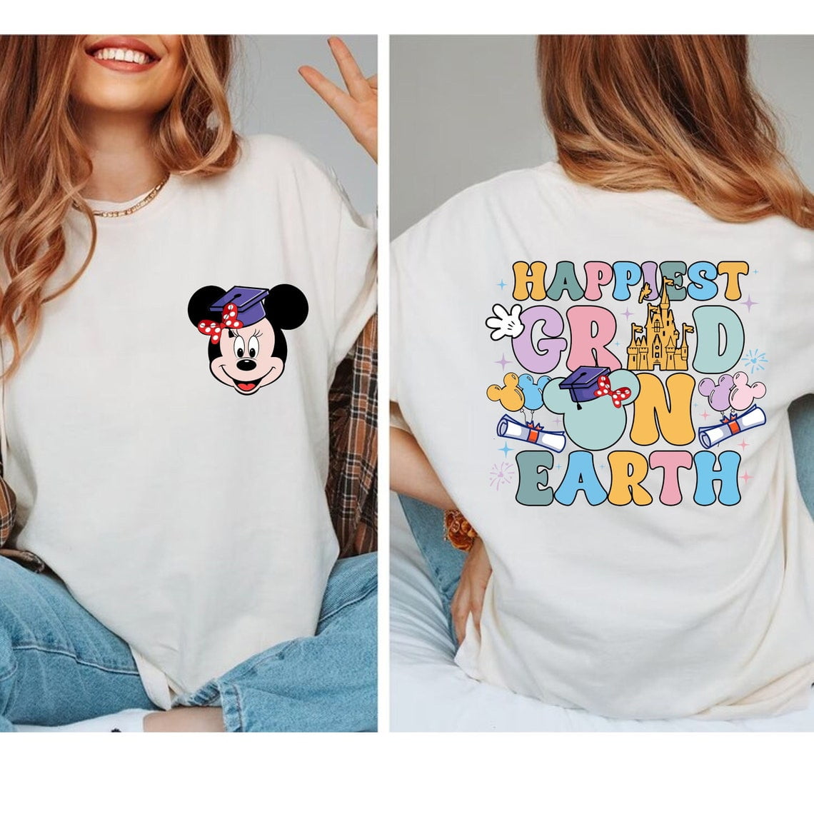 Minnie Graduation Shirt, Happiest Grad Shirt, Disney Graduation Shirt ...