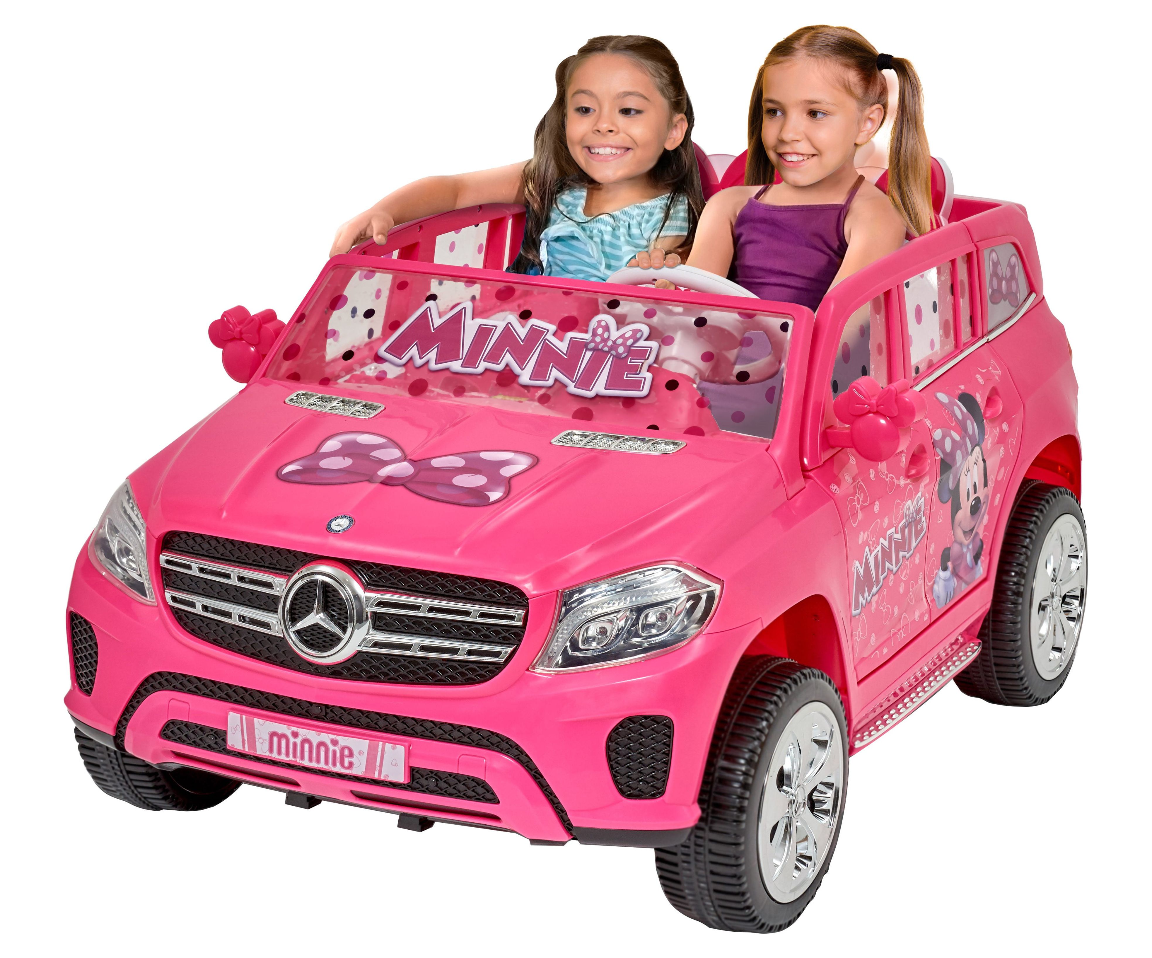 Minnie Mouse Battery Powered Train with Caboose and Tracks - Walmart.com