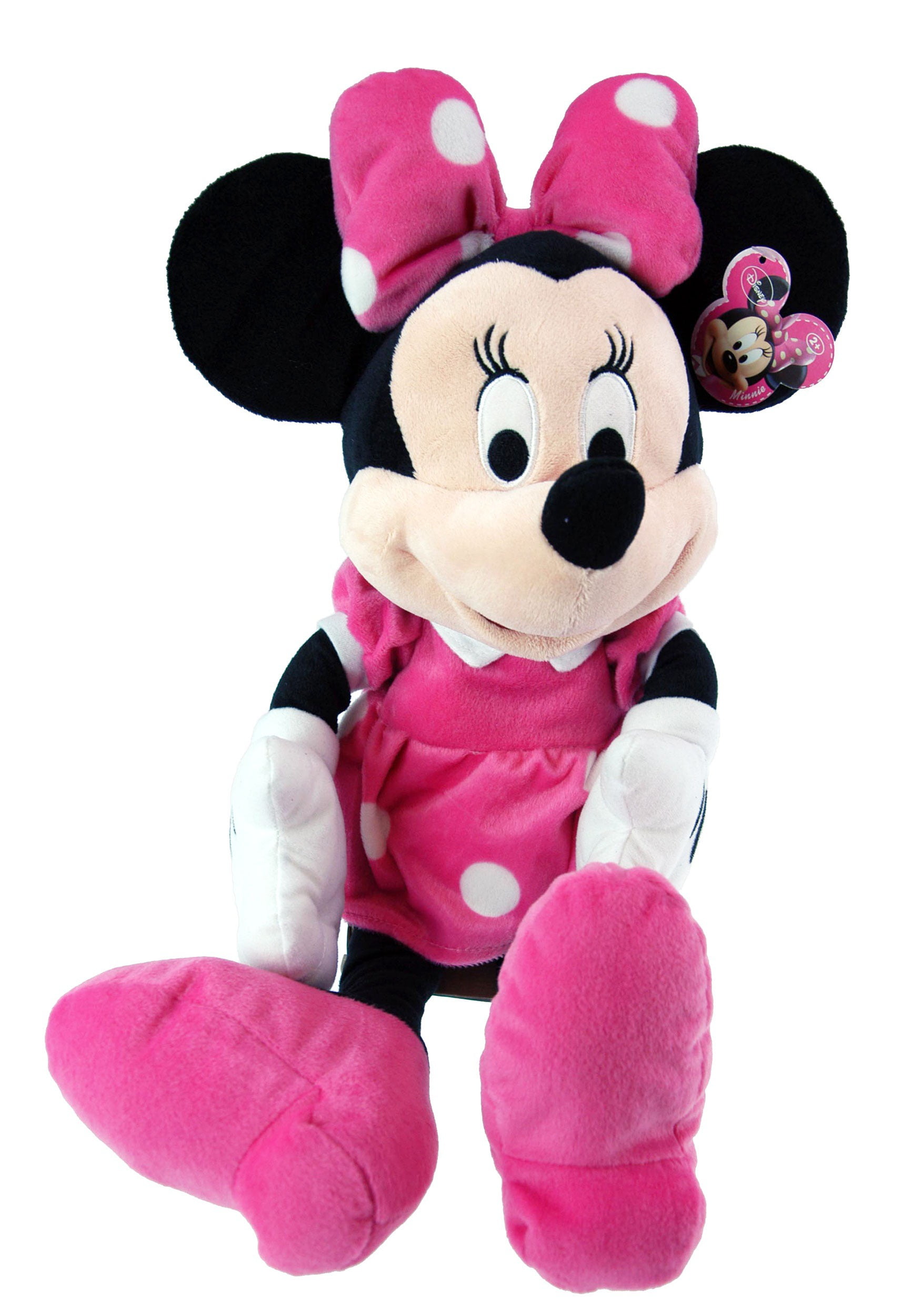 Disney Minnie Mouse Soft Toy Plush Doll, Large 18" Stuffed Character ...