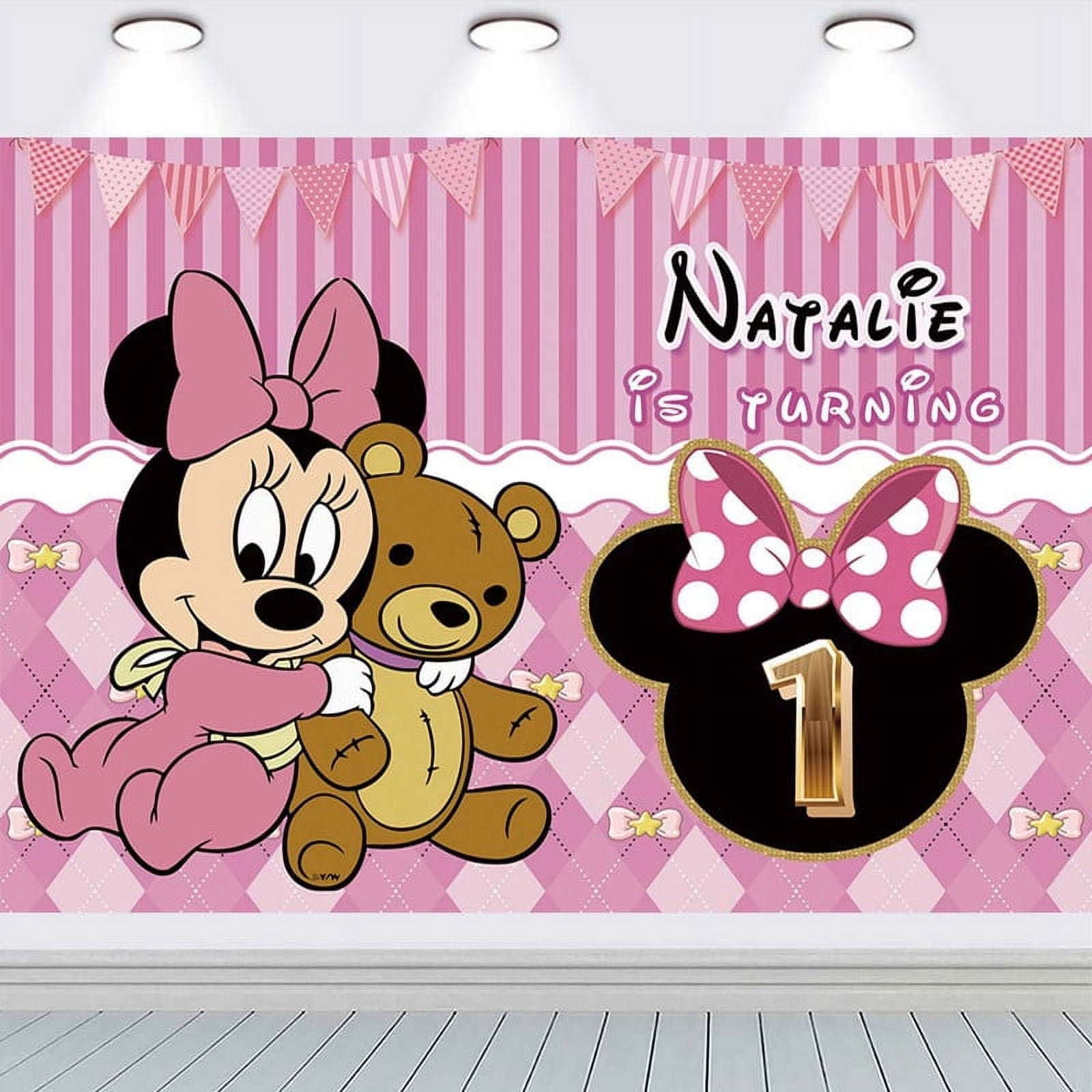 Daisy And Minnie Mouse Birthday Background Minnie Daisy Party