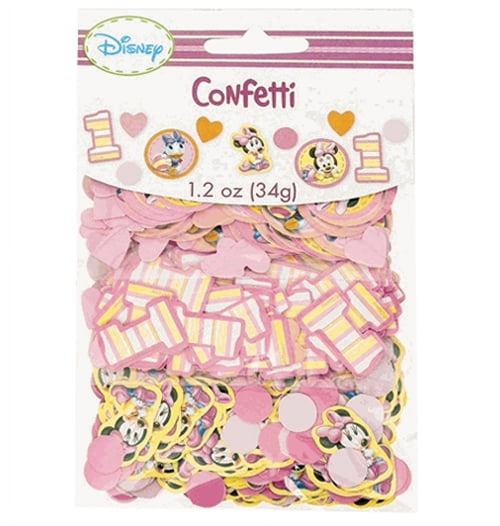 Minnie Mouse 1st Birthday Confetti Value Pack (3 types) - Walmart.com