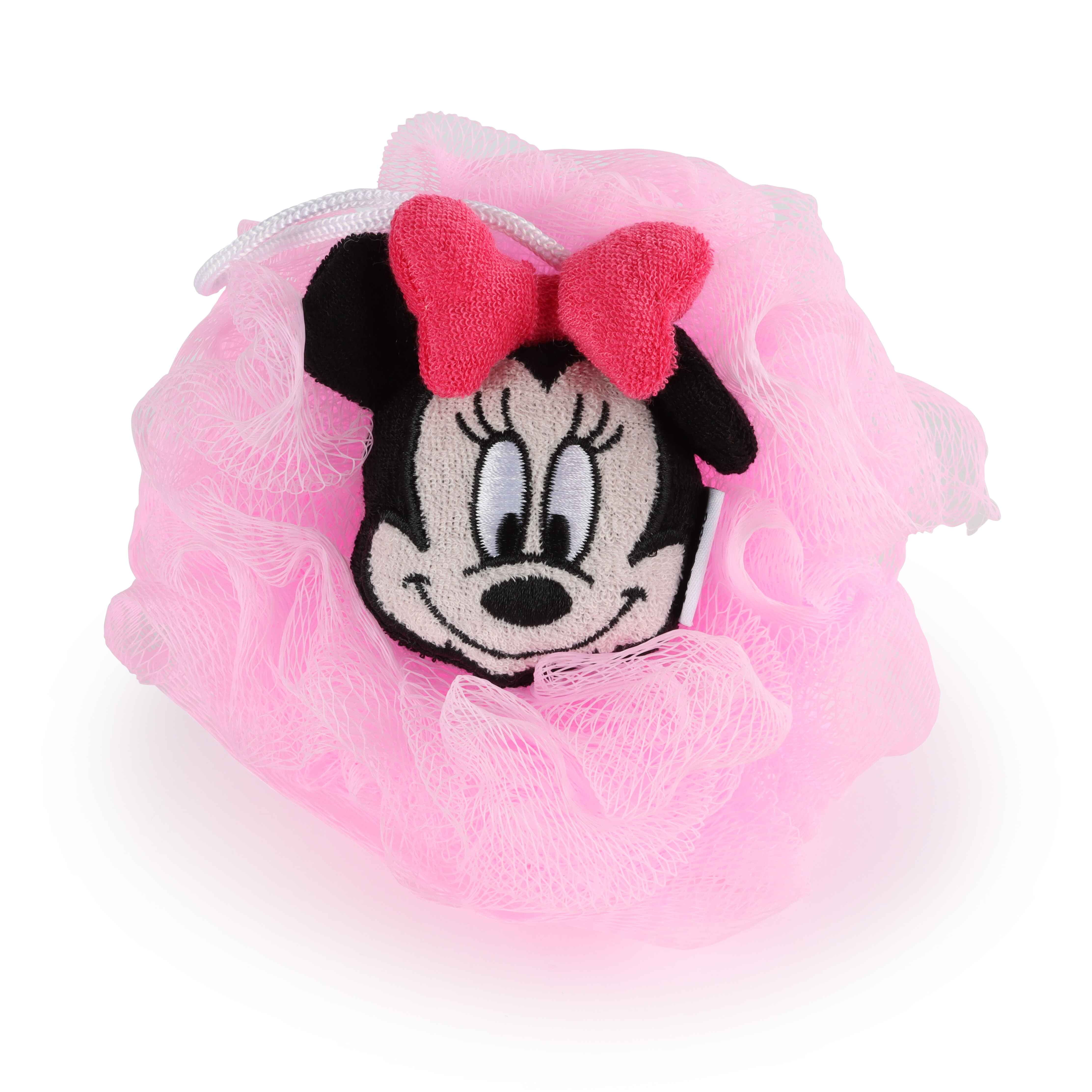 Minnie Mouse 3D Loofah, Kids, 5", Polyester, Pink, Disney - Walmart.com