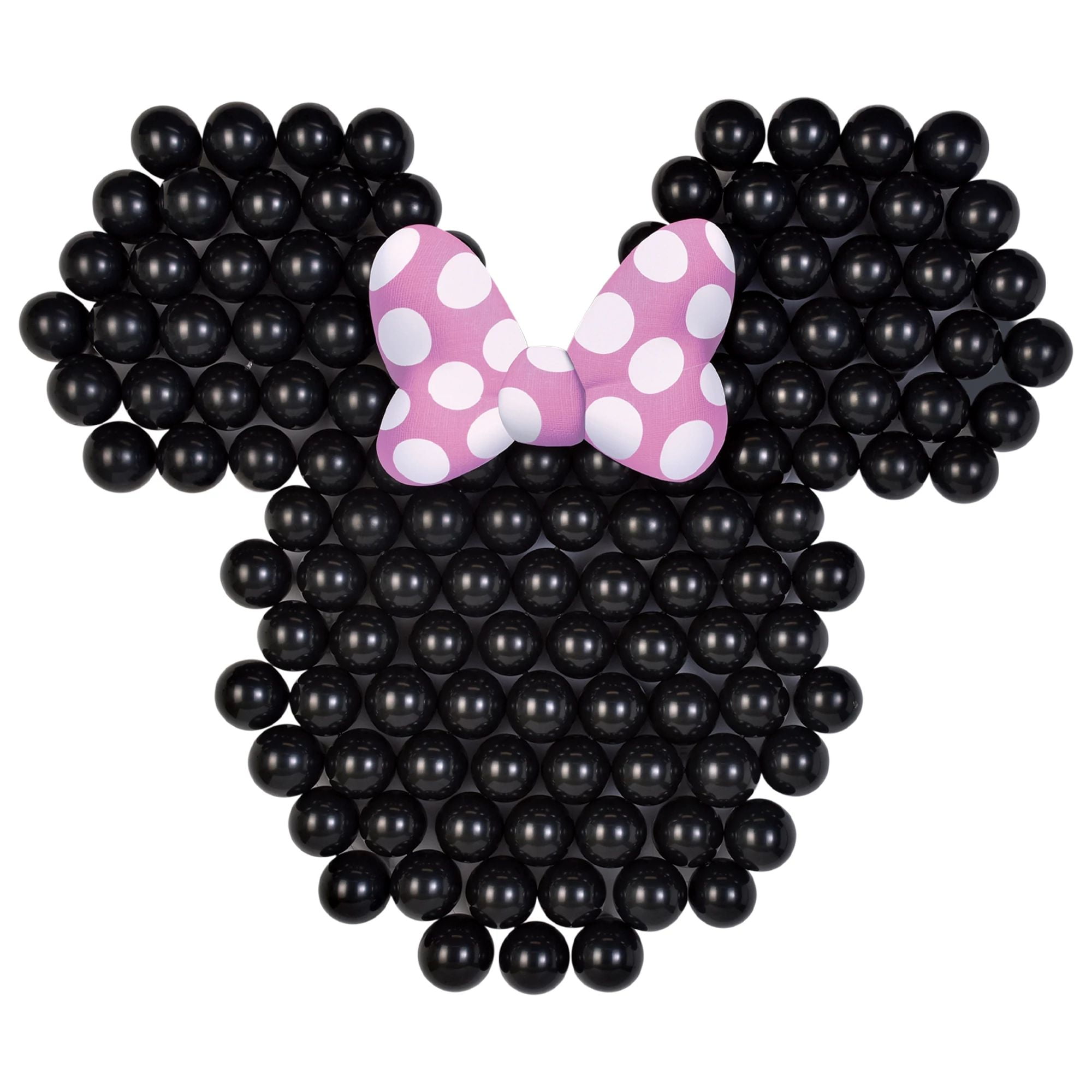 Minnie Mouse Sculpted Latex Balloon Backdrop Kit for Birthday Mini ...
