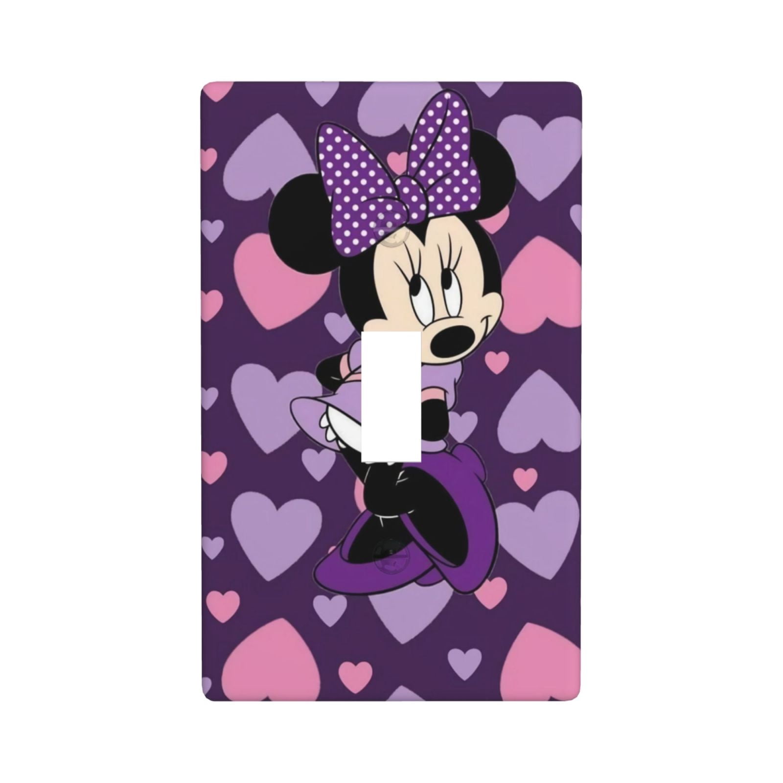 Minnie Mouse Anime Light Switch Cover Plates, Single Lever Wall Plate ...