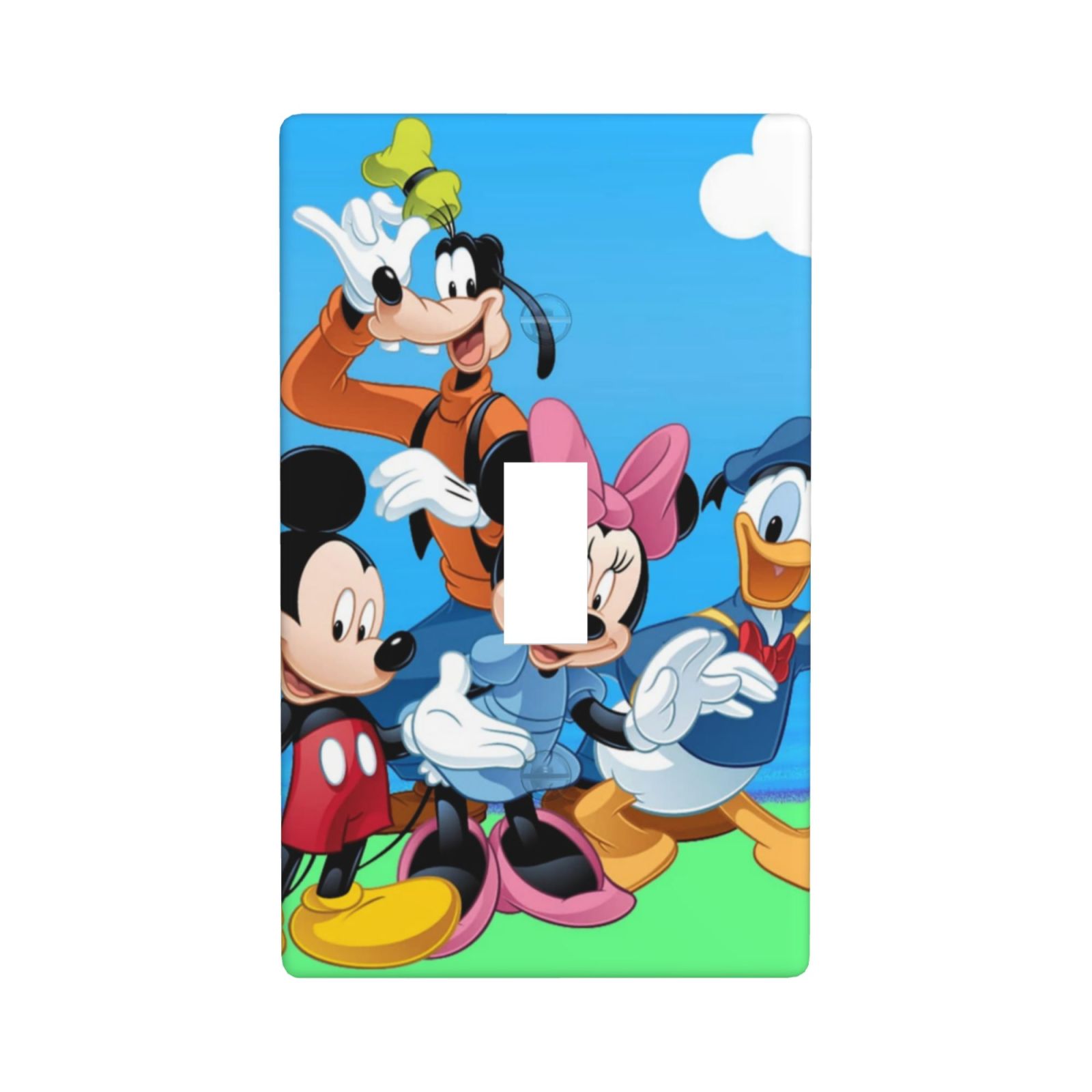 Minnie Mouse Anime Light Switch Cover Plates, Single Lever Wall Plate ...