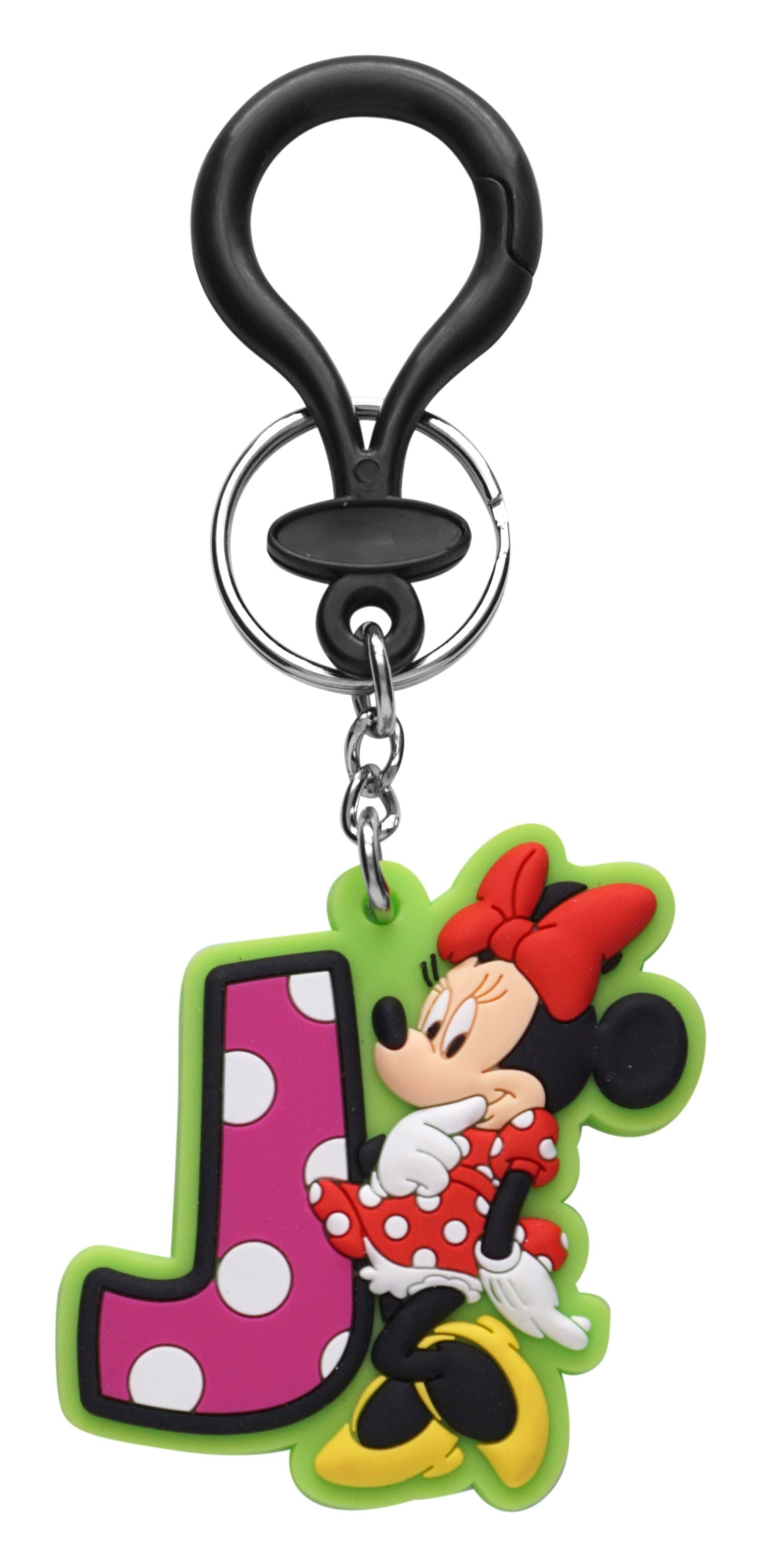 Minnie Mouse Ap Disney Mn "j" Lazer Cut Init K/c 48/2 - Walmart.com