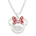 Disney's Minnie Mouse April Birthstone Silver Plated Shaker Pendant ...