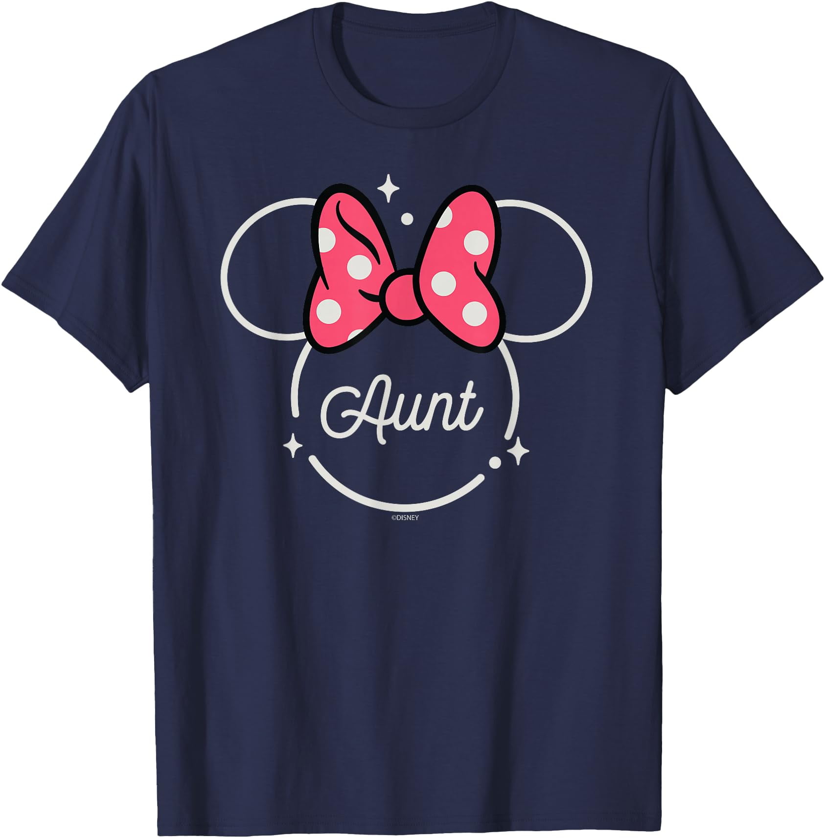 Minnie Mouse Aunt Family Head Icon Magic Mother’s Day DTG Print Unisex ...