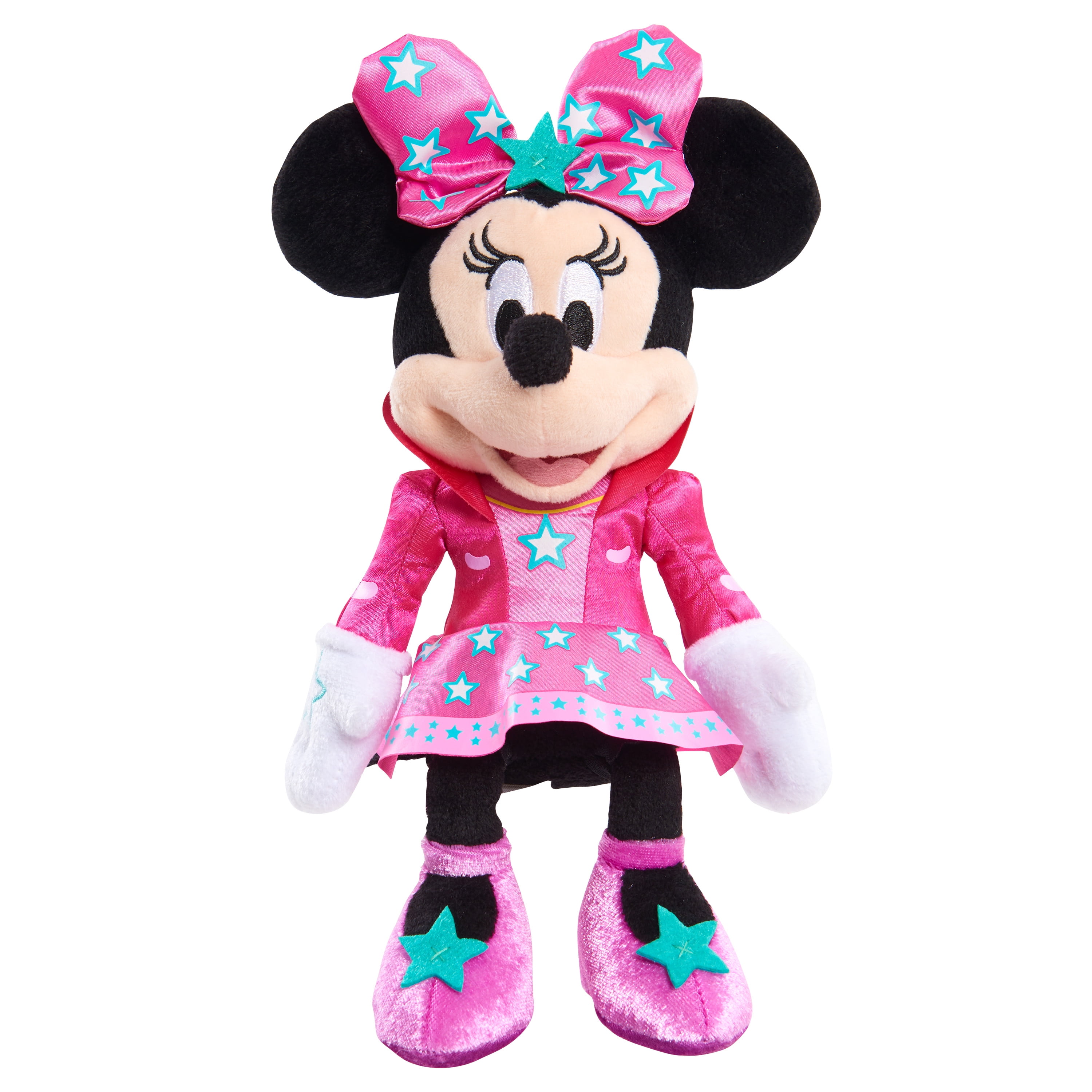Minnie Mouse Bean Plush, Pop Star Minnie Mouse, Officially Licensed ...
