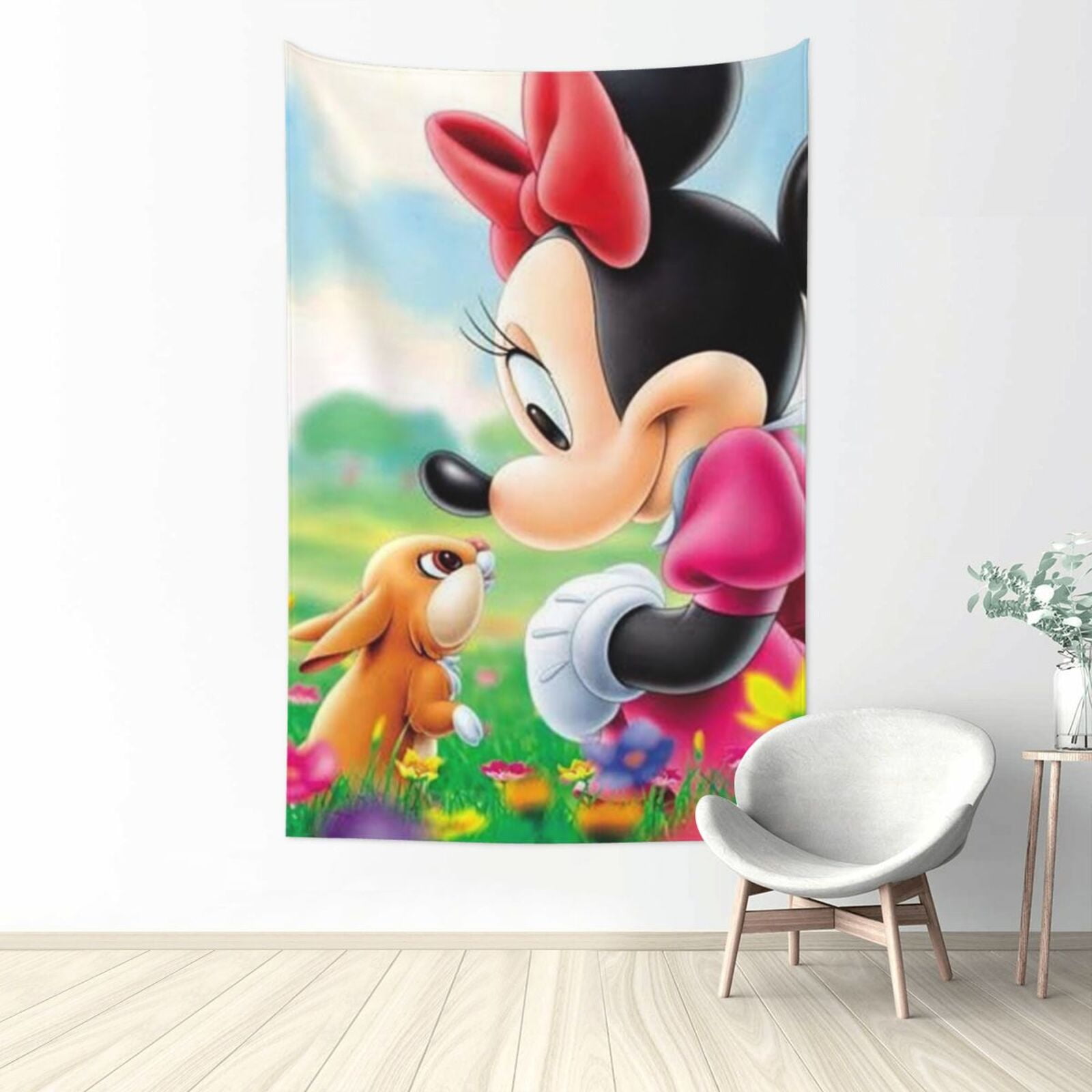 Minnie Mouse Bedroom Tapestry, King Size, Wall Hanging, Wall Decor ...