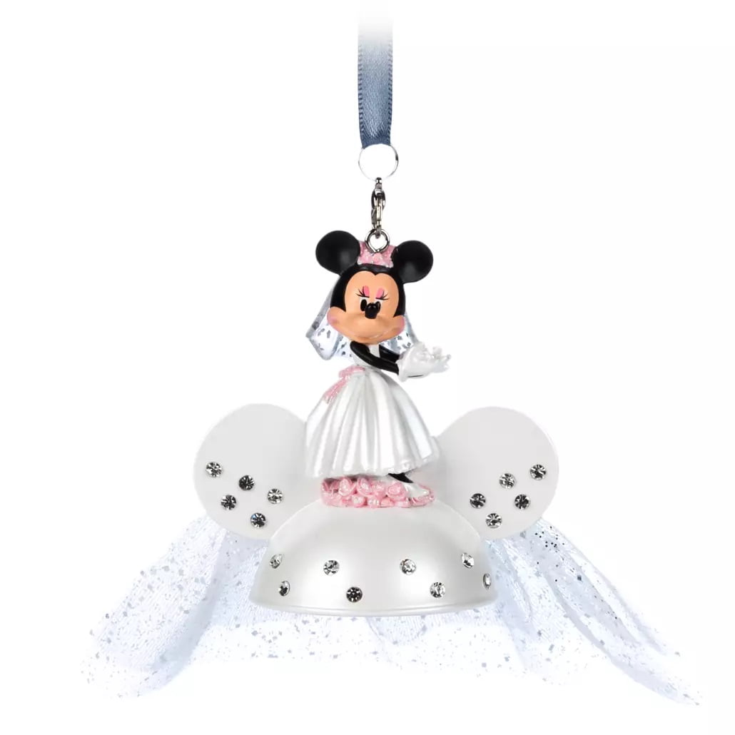 Minnie Mouse Bride Sketchbook Ear Hat Ornament - Wedding - Walmart.com