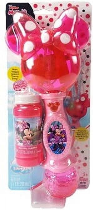 Minnie Mouse Bubble Wand Lights Up for Ages 3 Years & Up - Walmart.com