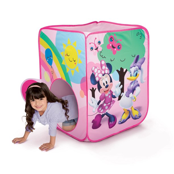 Minnie Mouse Twist, Pop, and Play Indoor Tent Premium Polyester ...