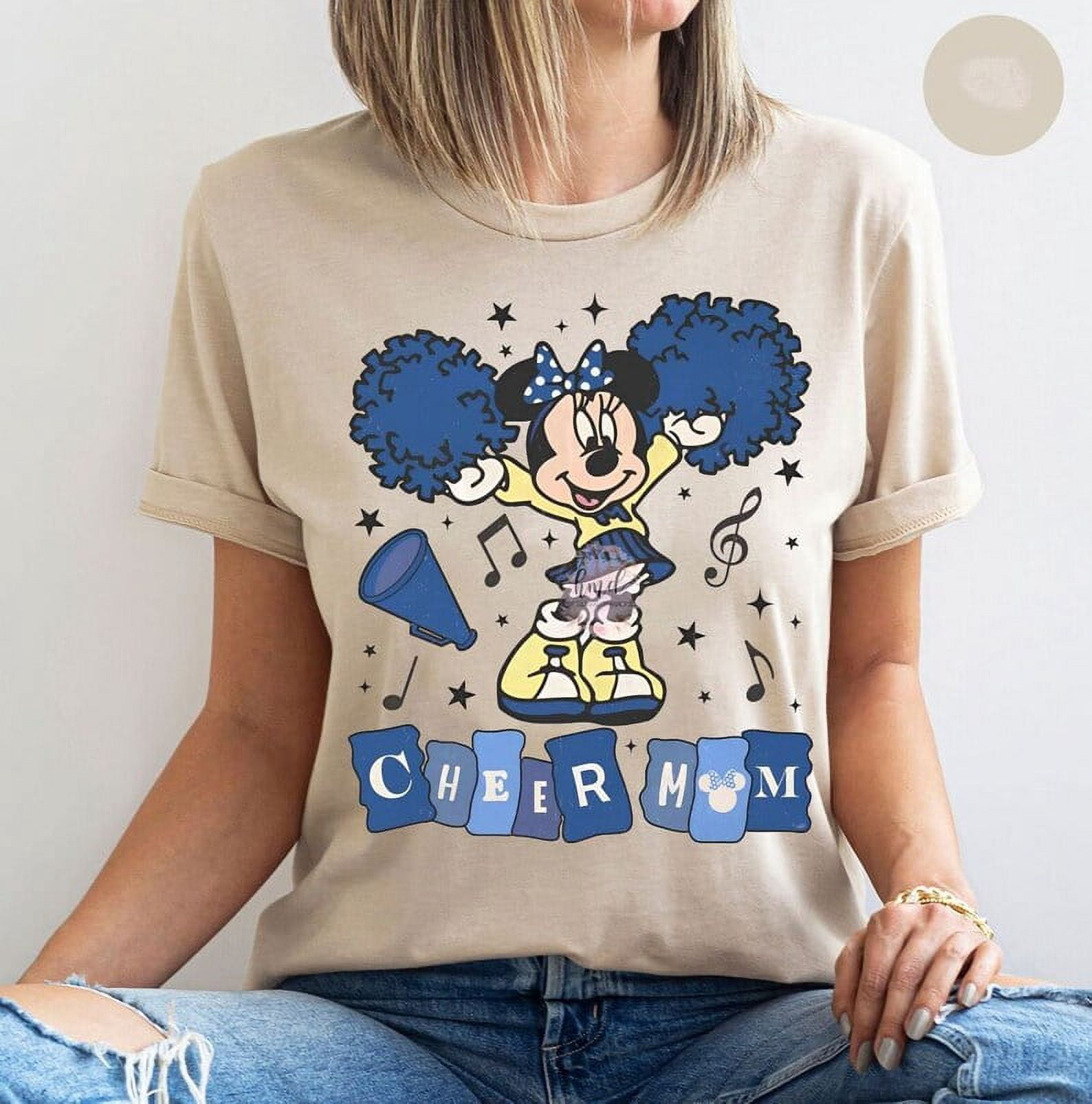 Minnie Mouse Cheer Mom Shirt, Disney The Cheerleading Worlds Tshirt ...