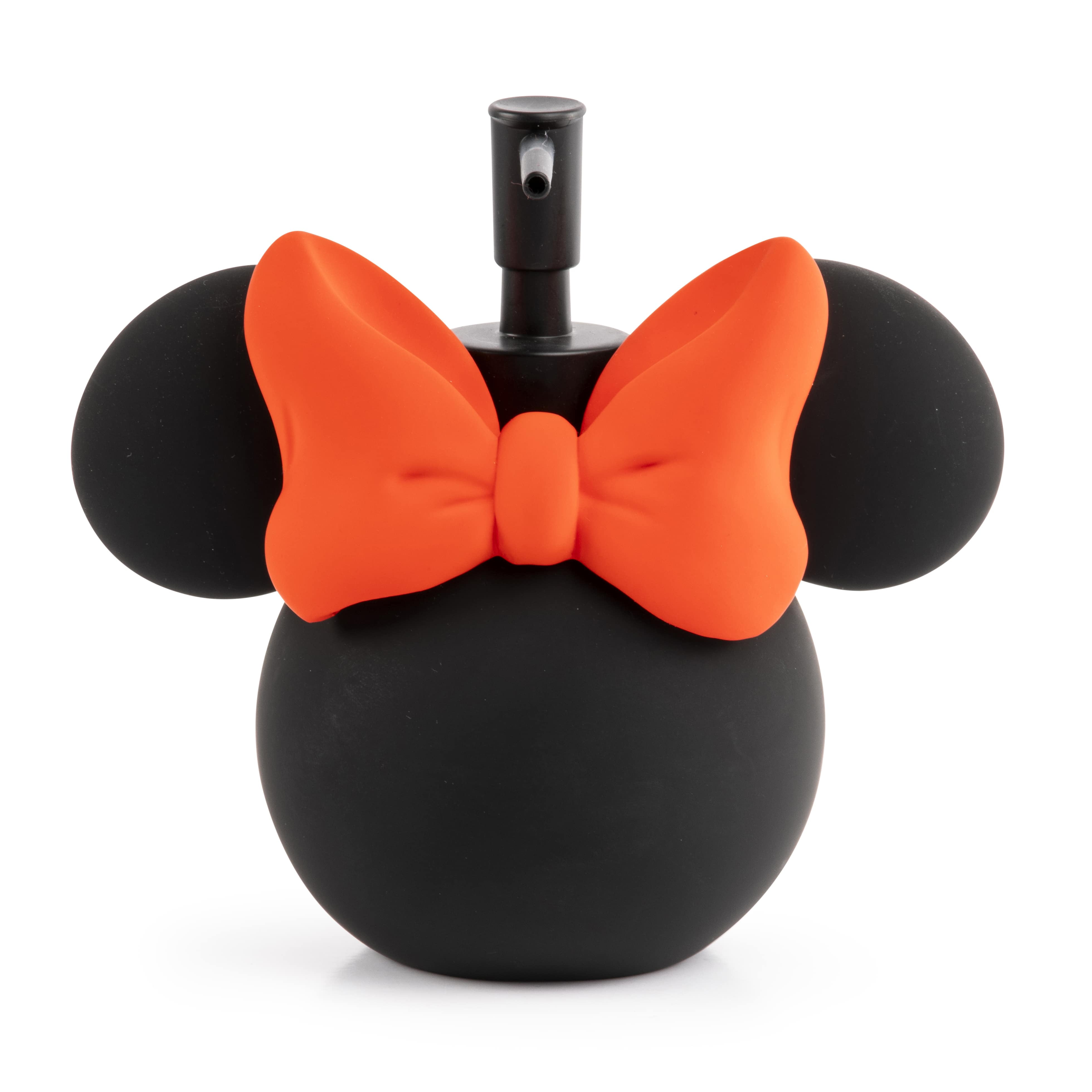 Minnie Mouse Classic Red Bow Lotion Pump, Poly-Resin, Black, Disney ...