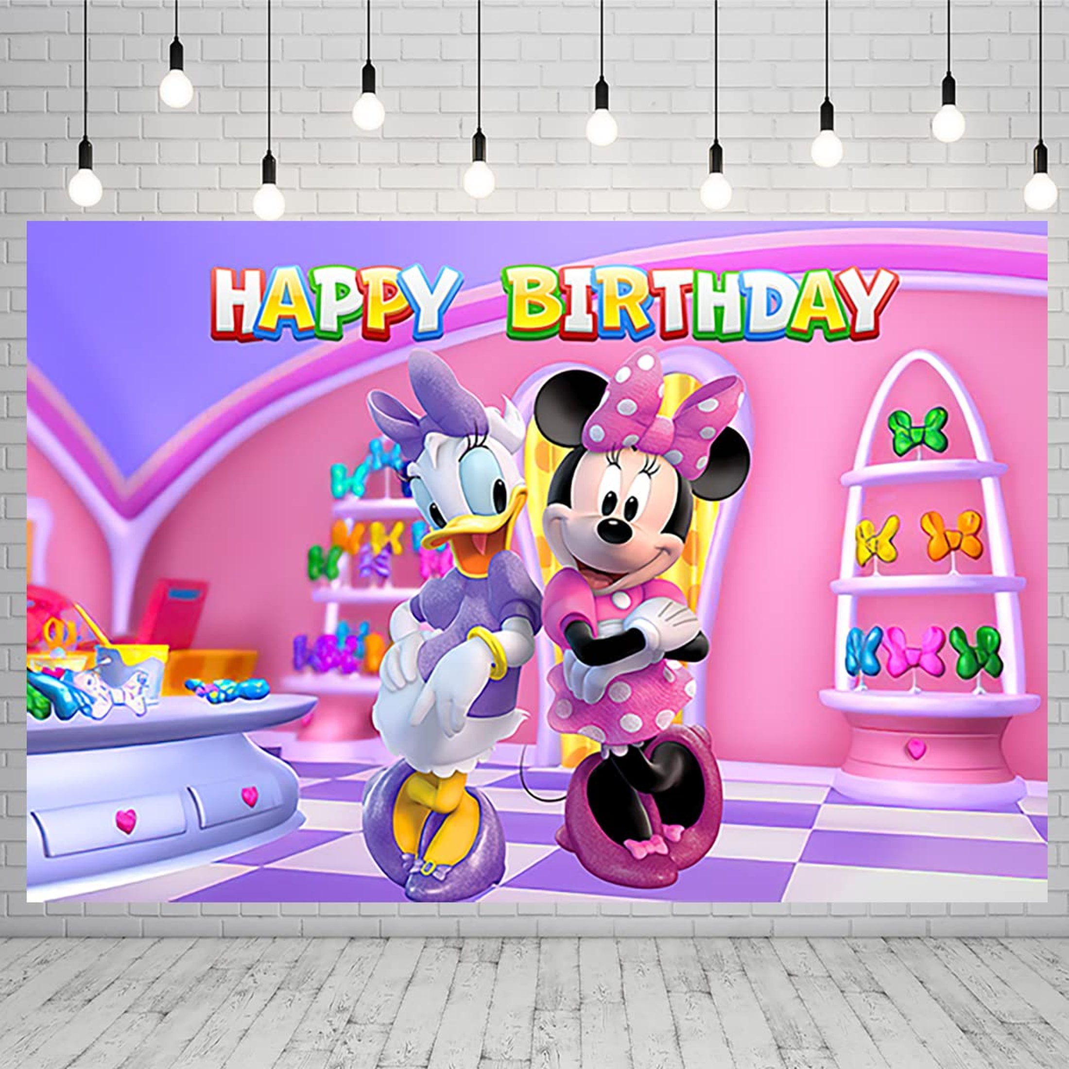 Minnie Mouse Baby Shower Backdrop
