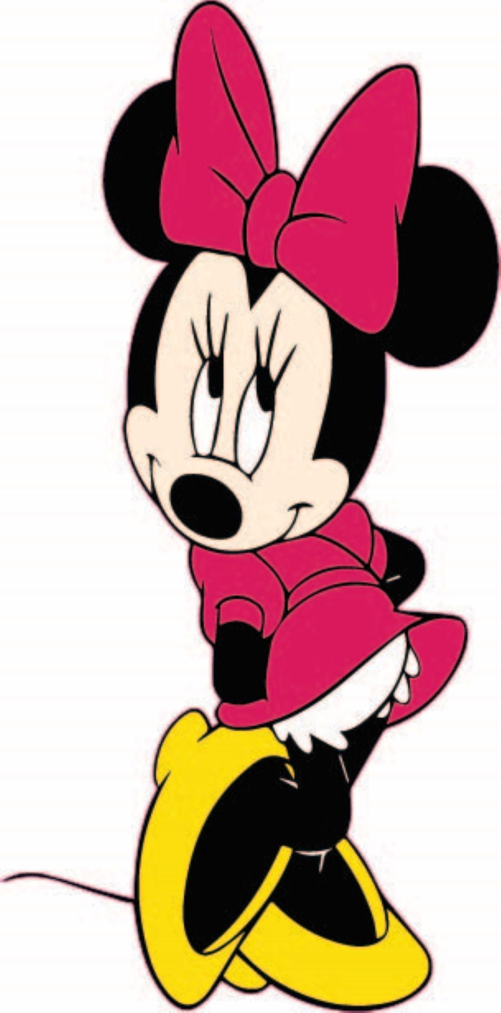 Minnie Mouse Disney Cute Cartoon Character Cartoons Decors Wall Sticker ...