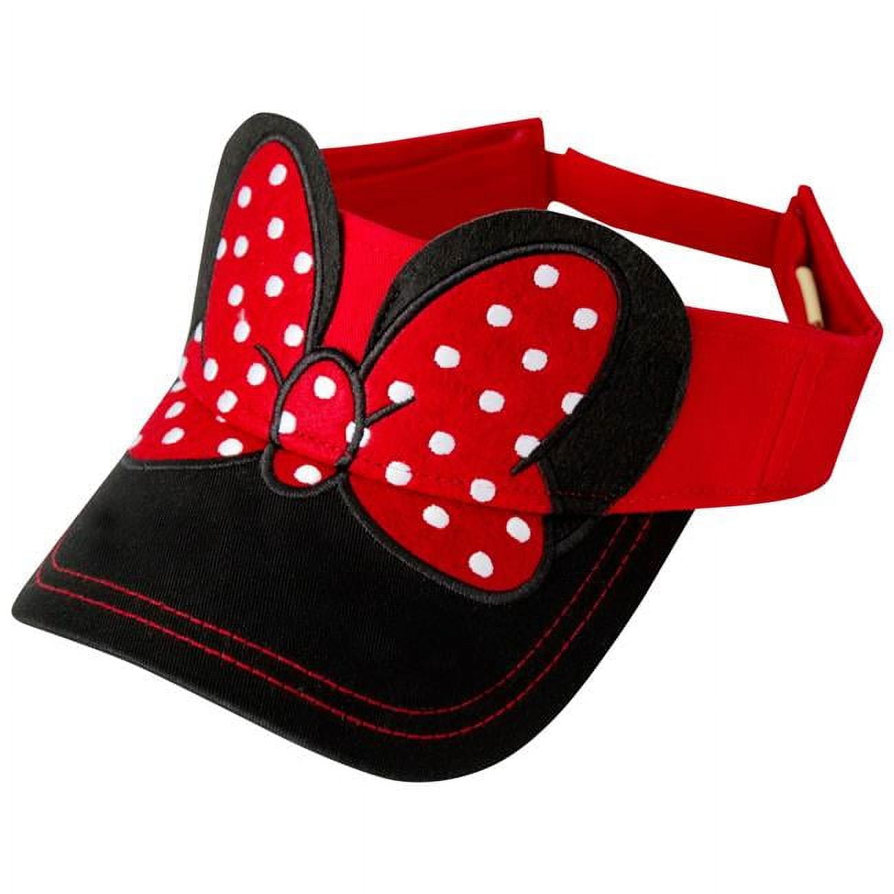 Minnie Mouse Ears & Bow Visor - Walmart.com