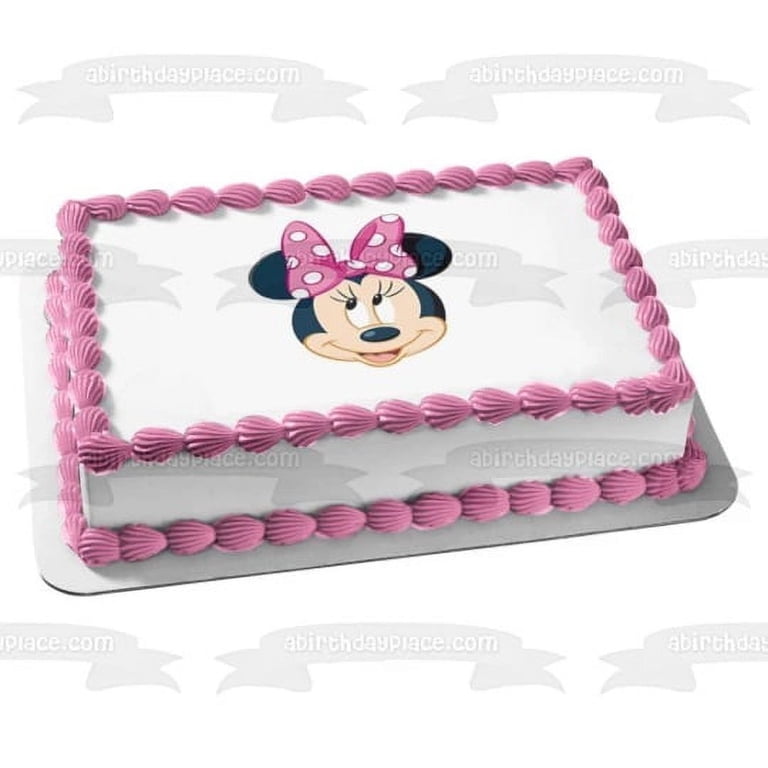 Minnie Mouse Sheet Cake Decorations