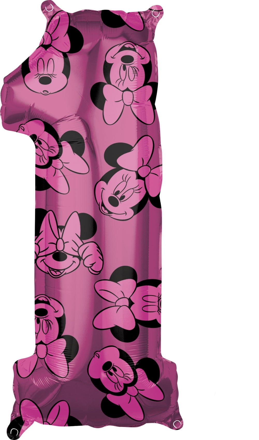 Minnie Mouse Forever Pink Number 1 Balloon 34" - Walmart.com